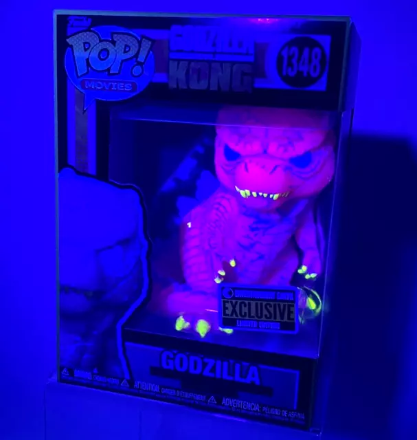 GODZILLA VS. KONG Godzilla Black Light Funko Pop! Figura Vinilo #1348 ... GODZILLA VS. KONG Godzilla Black Light Funko Pop! Figura Vinilo #1348 ...