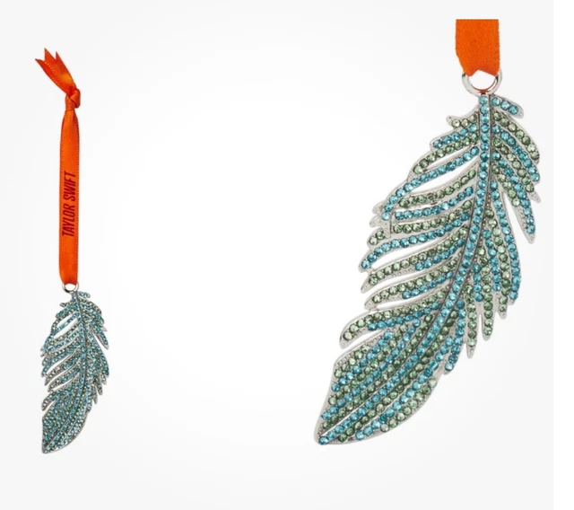 TAYLOR SWIFT THE Life of a Showgirl Feather Christmas ornament sold out ...