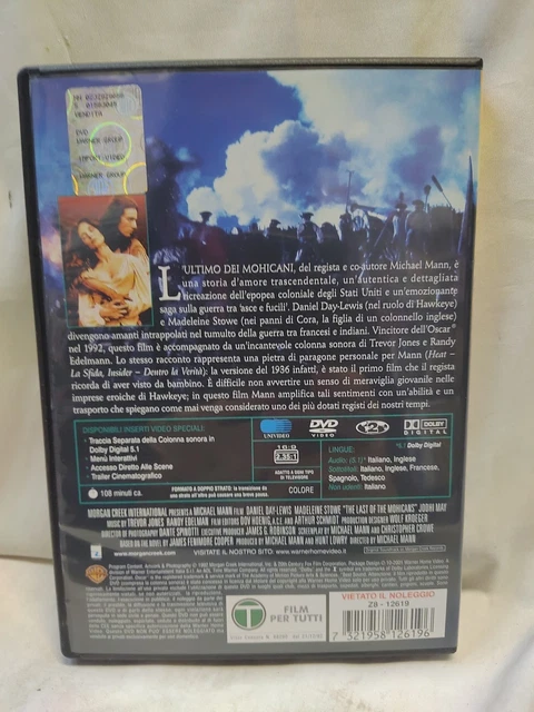 L' ULTIMO DEI MOHICANI - Daniel Day Lewis EUR 14,90 - PicClick IT