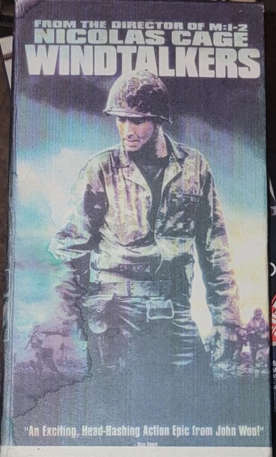 WINDTALKERS VHS VIDEO Tape Movie Nicholas Cage Action Sealed 2002 £2.82 ...