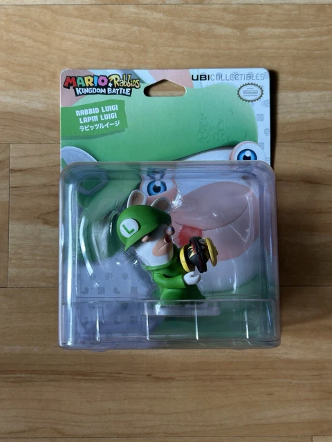 MARIO RABBIDS KINGDOM Battle Rabbid Luigi Figure £14.00 - PicClick UK