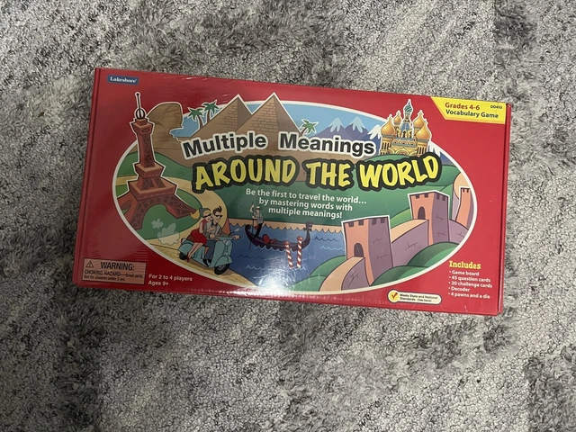 NEW LAKESHORE LEARNING Multiple Meanings Around The World Vocabulary ...