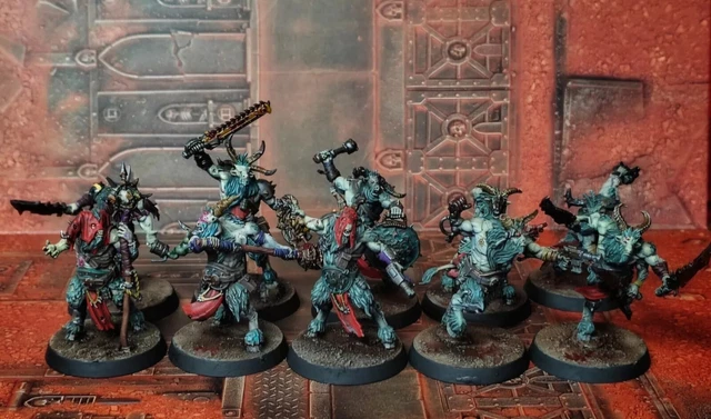 KILL TEAM PAINTED Fellgore Ravagers Warhammer 40k Chaos Beastmen ...