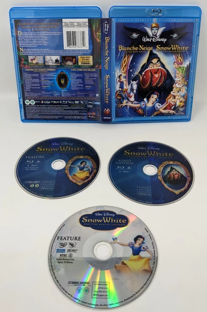 SNOW WHITE AND the Seven Dwarfs Diamond Edition (Blu-ray/DVD, 2009, 3 ...