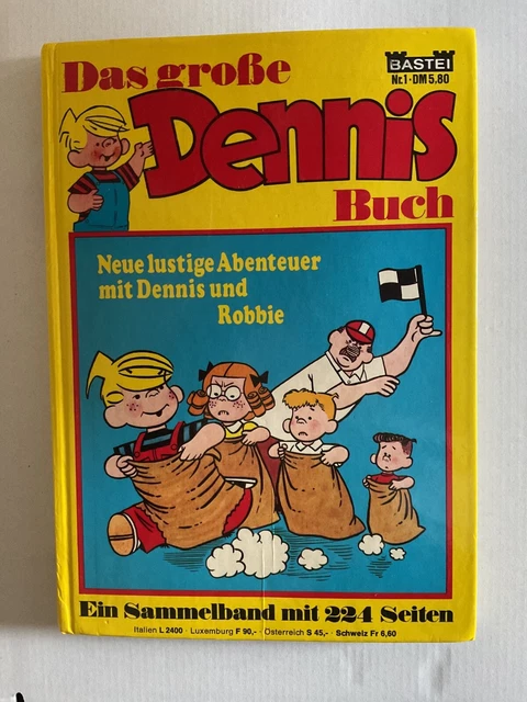 DENNIS THE MENACE Das große Dennis Buch Bastei Nr. 1 (Nr. 5,6,7,8,9,10 ...