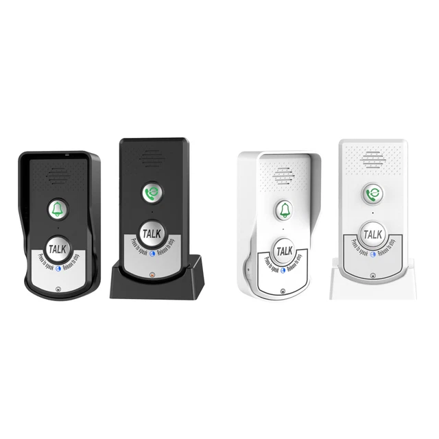 2 WAY VOICE Intercom ABS Wireless Intercomunicador Doorbell System Unit ...