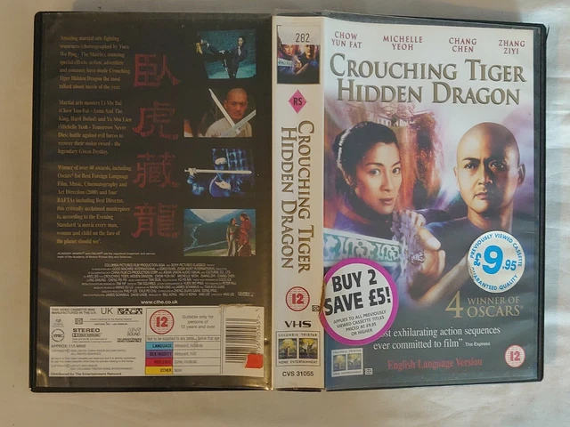 CROUCHING TIGER HIDDEN Dragon Rental Vhs Tape £2.99 - PicClick UK