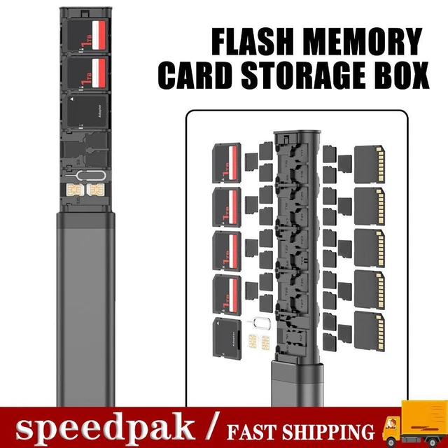 BUDI 30 IN 1 TF Card SIM Card Memory Card Storage Box J5 SALE 2022NEW й ...