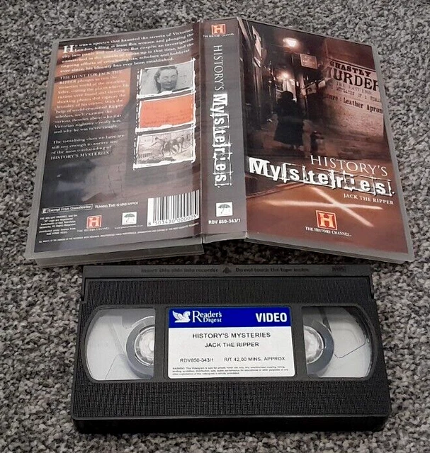 HISTORY'S MYSTERIES JACK The Ripper The History Channel Pal Vhs Video £10.00 - PicClick UK