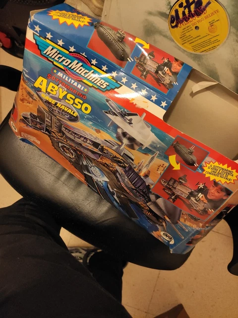 VINTAGE ABYSSO NAVAL Base Underwater Micro Machines Military GIG Galoob ...