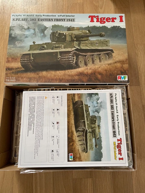 1:35 TIGER RYE Field Model RFM 5003 mit Interior, Tiger I early Kursk ...