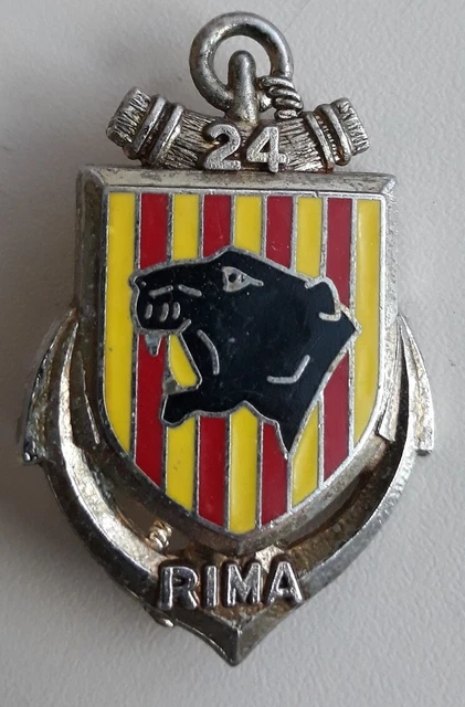 INSIGNE 24° R.I.M.A, Régiment d’Infanterie de Marine EUR 6,00 - PicClick FR