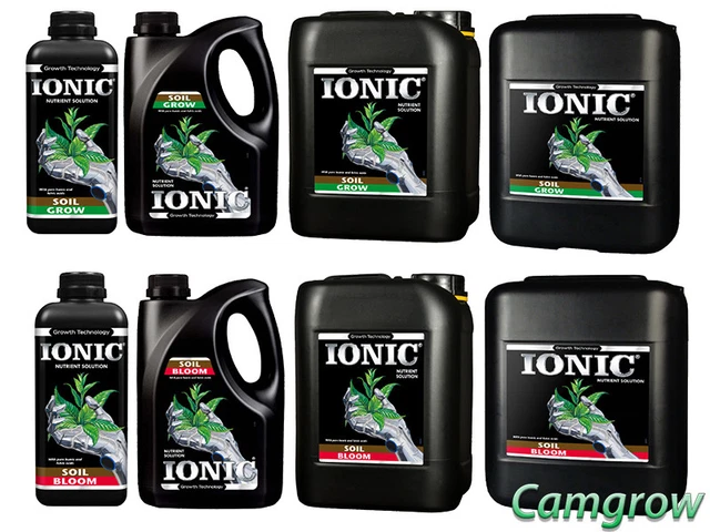 IONIC SOIL NUTRIENTS 1L,5L,20L For Plants Grow/veg & Bloom/Flowering ...