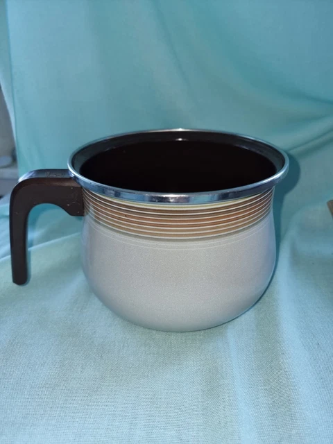 WMF KOCHTOPF Stahl Email Vintage Beige Braun EUR 10,00 - PicClick DE