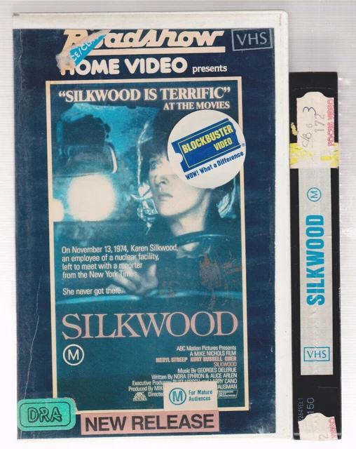 RARE VHS VIDEO Tape SILKWOOD Ex-Rental Roadshow Home Streep Cher £51.90 - PicClick UK