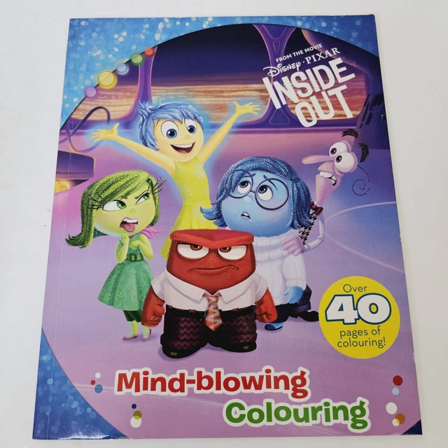 DISNEY PIXAR INSIDE Out Mind-Blowing Colouring (Disney Colouring), £10. ...