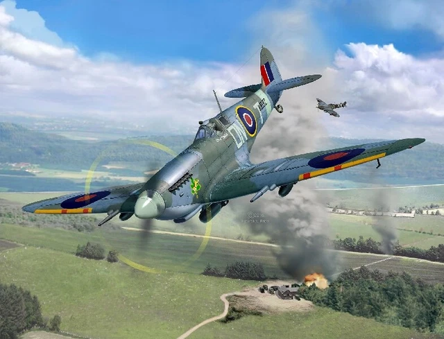 SPITFIRE MK.IXC 1:3 2 Plastique Model Kit Revell EUR 45,11 - PicClick FR