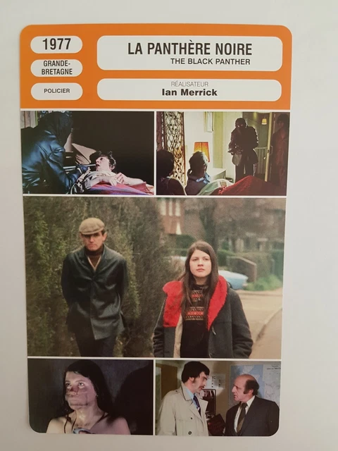 CARTE FICHE CINEMA 1977 LA PANTHERE NOIRE Donald Sumpter Debbie Farrington Marjo EUR 2,50 ...