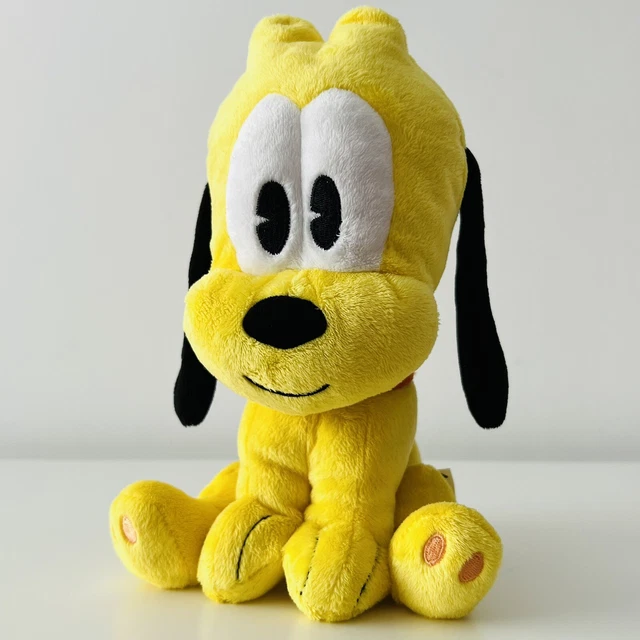 DISNEY POSH PAWS Cuties Mickey Mouse Pluto Yellow Dog Puppy Soft Plush ...