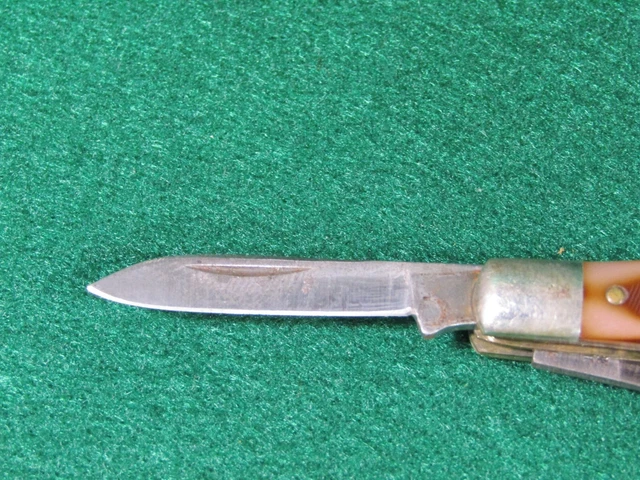 VINTAGE SCHRADE OLD Timer 720T Classic Pocket Knife 2 Blade Made in the ...