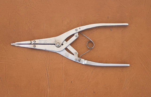 VINTAGE SNAP-ON PJ10B spring loaded transmission snap-ring pliers USA £ ...