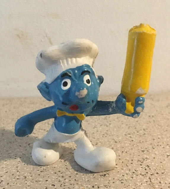 FIGURINE SCHTROUMPF - Schtroumpf patissier Smurf Schlumpfe Puffi EUR 5 ...