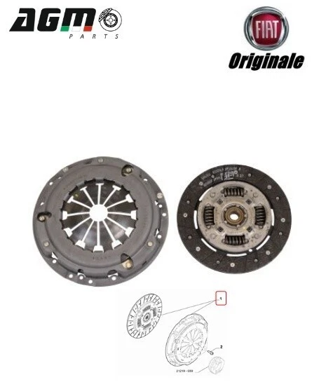 KIT EMBRAYAGE ORIGINAL FIAT Neuf Panda Lancia Ypsilon 1,0 Mild Hybrid ...