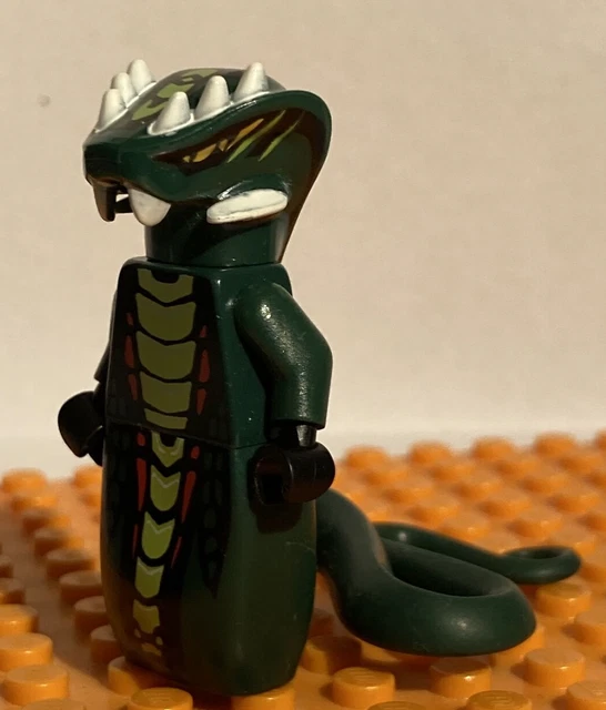 LEGO MINIFIGURE NINJAGO njo066 Acidicus ****RARE****Pen marks on base ...