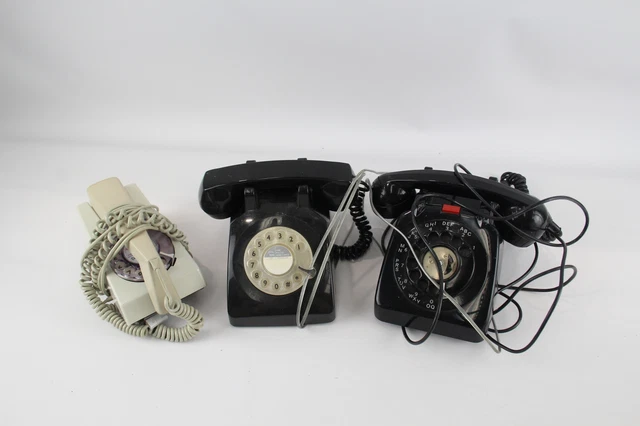 RETRO VINTAGE ROTARY Telephones Trim Phone £0.99 - PicClick UK