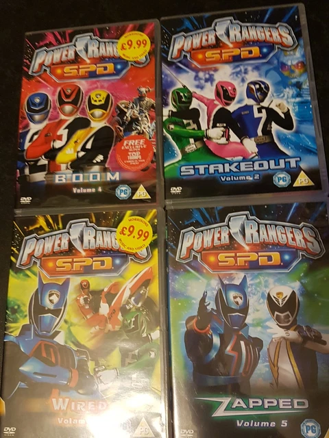 POWER RANGERS DVD bundle job lot S.P.D x4 dvd £7.00 - PicClick UK