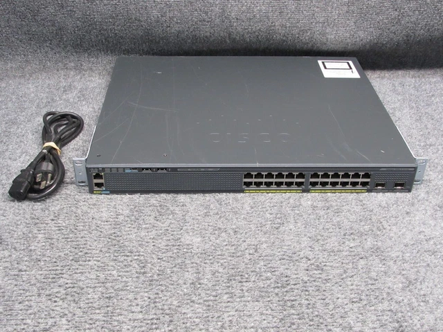CISCO CATALYST 2960-X Series 24-Port Ethernet Network Switch WS-C2960X ...