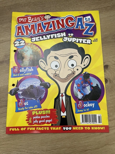 MR BEAN’S AMAZING A to Z Magazine - Issue 22 - Jellyfish to Jupiter £3. ...