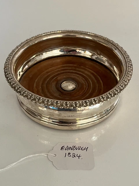 EDINBURGH 1824 STERLING Silver And Hardwood Wine/Champagne Slide (274 ...