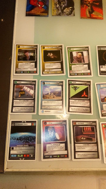 SPIDER MAN LEGACY & Star Trek The Next Generation TNG Trading cards ...