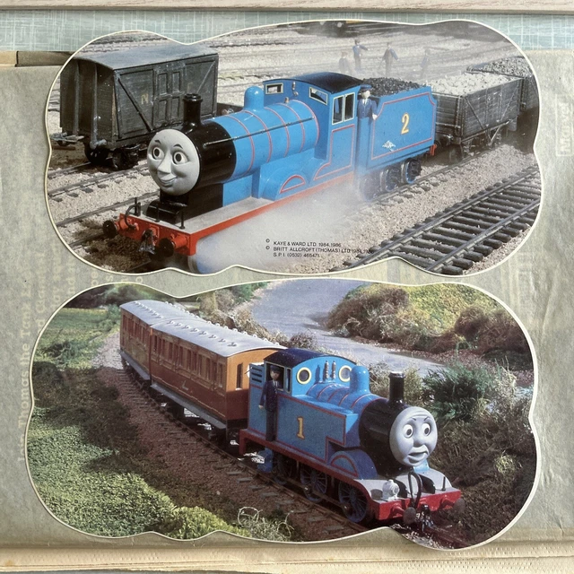 X2 VINTAGE 1986 Thomas The Tank Engine Stickers Britt Allcroft Kaye ...