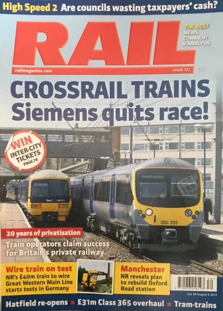 BACK ISSUE: RAIL magazine: No. 727: 2013-07: July. £1.42 - PicClick UK