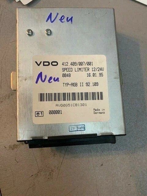NUOVO COMPUTER ECU limitatore di velocità VDO TIPO AGB II 92.109 412. ...