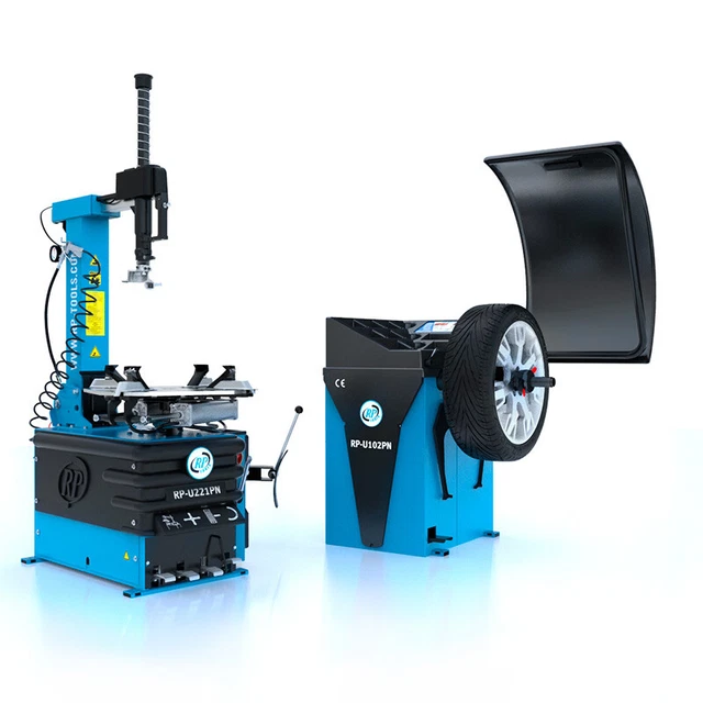 TIRE MOUNTING MACHINE and balancing machine fully automatic in the SET ...