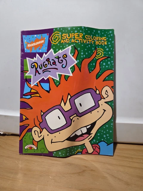 RUGRATS SUPER COLORING And Activity Book Nickelodeon 1997 £3.16 ...
