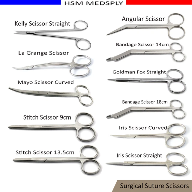 DENTAL VETERINARY SUTURE Operating Gum Scissors Sewing Reusable ...