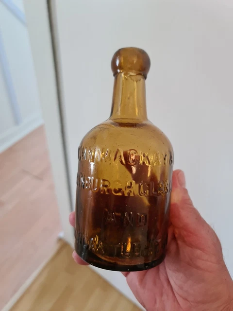 AMBER DUMPY SELTZER Bottle From Newcastle On Tyne. £31.92 - PicClick UK