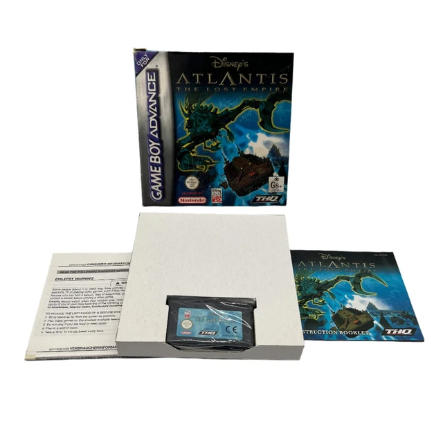 DISNEY'S ATLANTIS: THE Lost Empire Game Boy Advance Game Boxed Complete ...