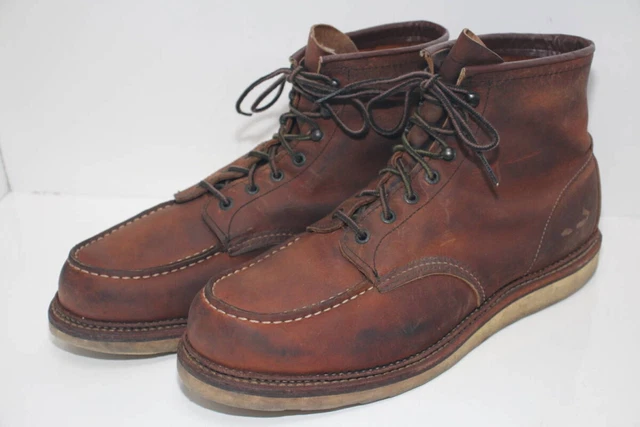 RED WING 1907 US13D made in USA big size 2015 moc toe work lace up ...