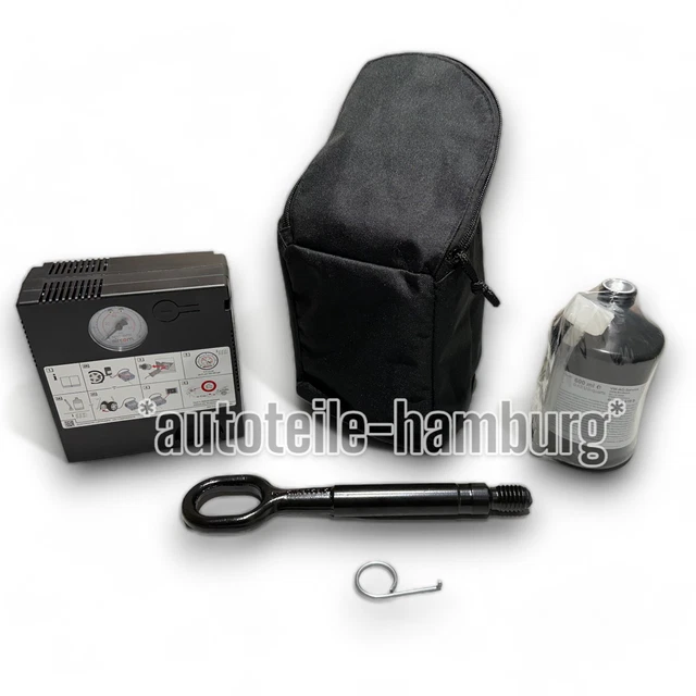 NEW# ORIGINAL VW tire tension set tire sealant compressor 600ml 03/2025 ...