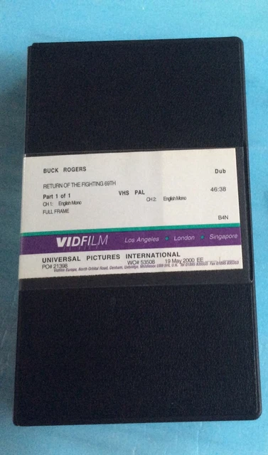 BUCK ROGERS VIDEO Vhs Promotional Universal Pictures Issue Vintage £24. ...