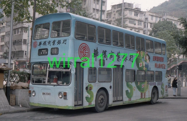 ORIGINAL BUS PHOTOGRAPHIC negative China Motor Bus Fleetline LF126 ...
