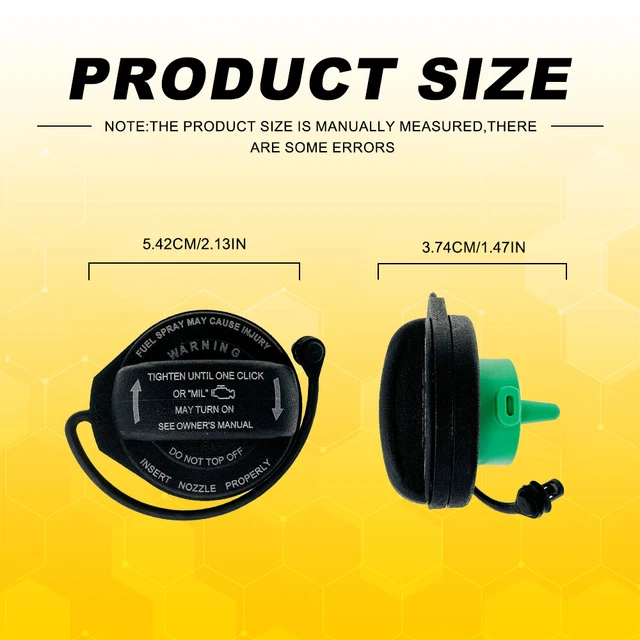 FUEL TANK GAS Cap Filler Cap Fits for Audi Vw Jetta Gti Golf Tiguan ...
