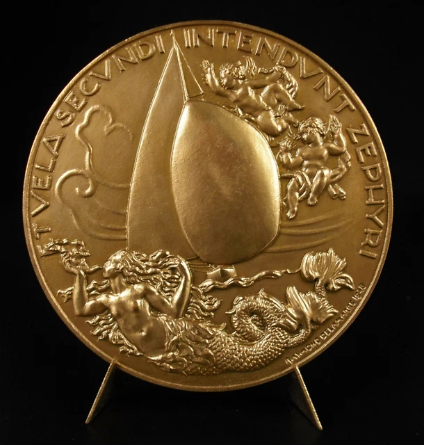 MÉDAILLE YACHTING SAILING boat voilier vela segundi intendunt zephyri ...
