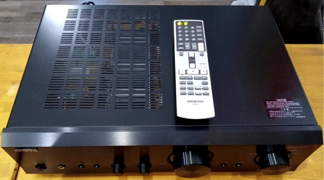 ONKYO A-9155 AMPLIFICATORE Stereo Hi-Fi con Ingresso Phono 2x65W 4Ω / 8Ω EUR 120,00 - PicClick IT