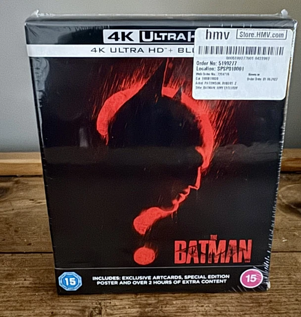 THE BATMAN LIMITED Edition 4K UHD + Blu-Ray Steelbook UK Version-New Mint Sealed £9.50 - PicClick UK